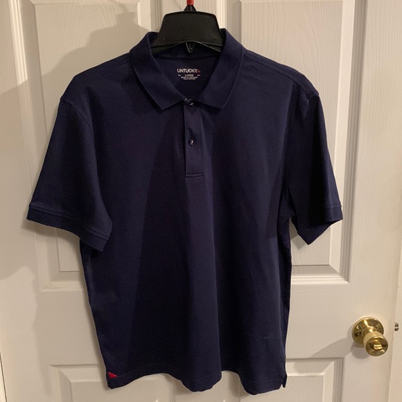 UNTUCKit | Shirts | Untuckit Men Wrinklefree Damaschino Polo Szl | Poshmark
